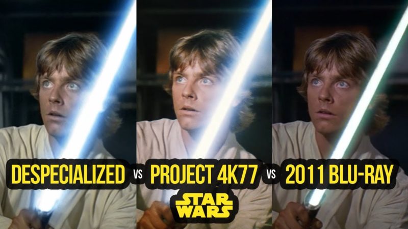 In Which the Original Star Wars, via Project 4K77, is Reconsidered ...